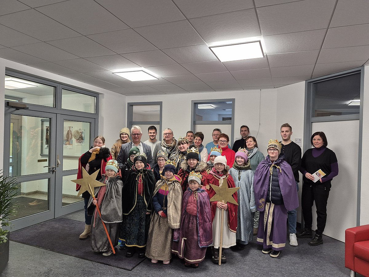 Sternsinger zu Besuch im Rathaus - Stadt Helmbrechts
